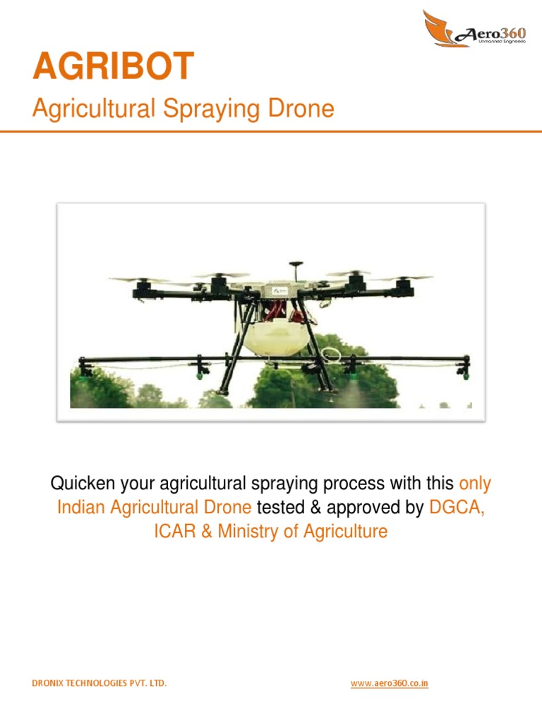 Agribot Agricultural Spraying Drone | PDF