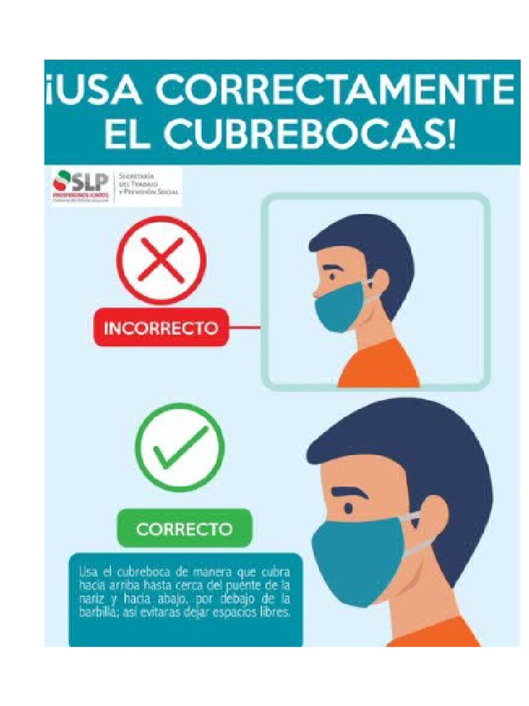 Uso Correcto de Mascarilla | PDF