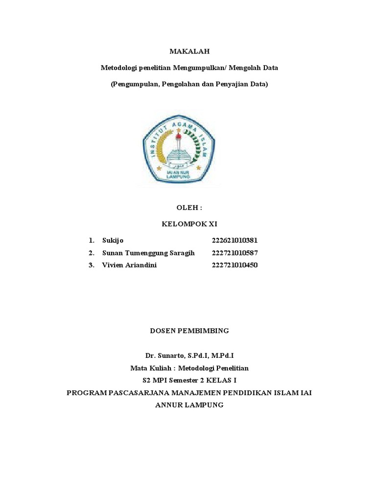 TUGAS Kelompok XI (Mengelolah Data) Semester 2 | PDF