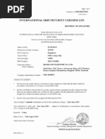 International Ship Security Certificate | PDF