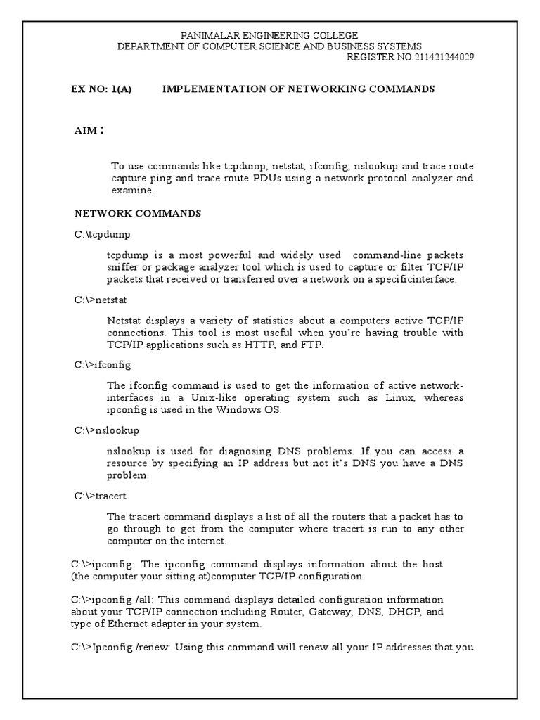 CN RECORD - Completed | PDF | Routing | Computer Network