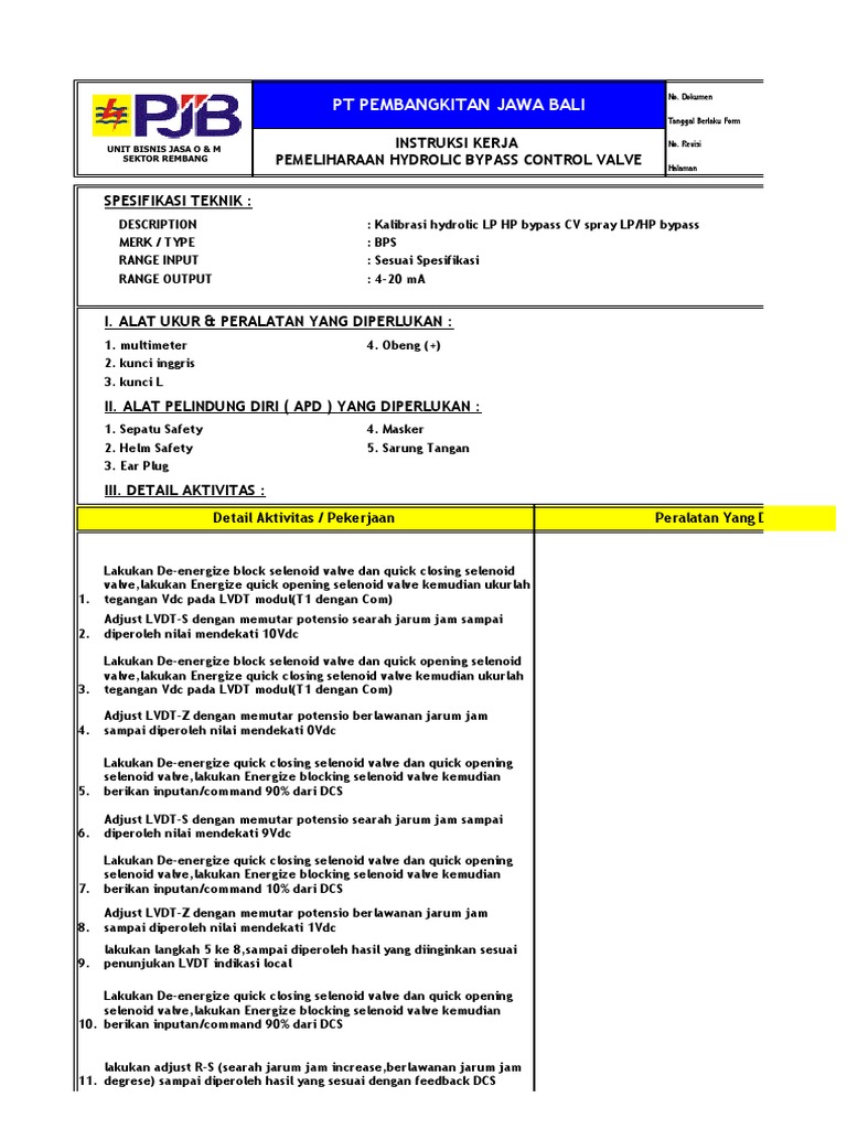 IK CV Hydrolic Bypass | PDF
