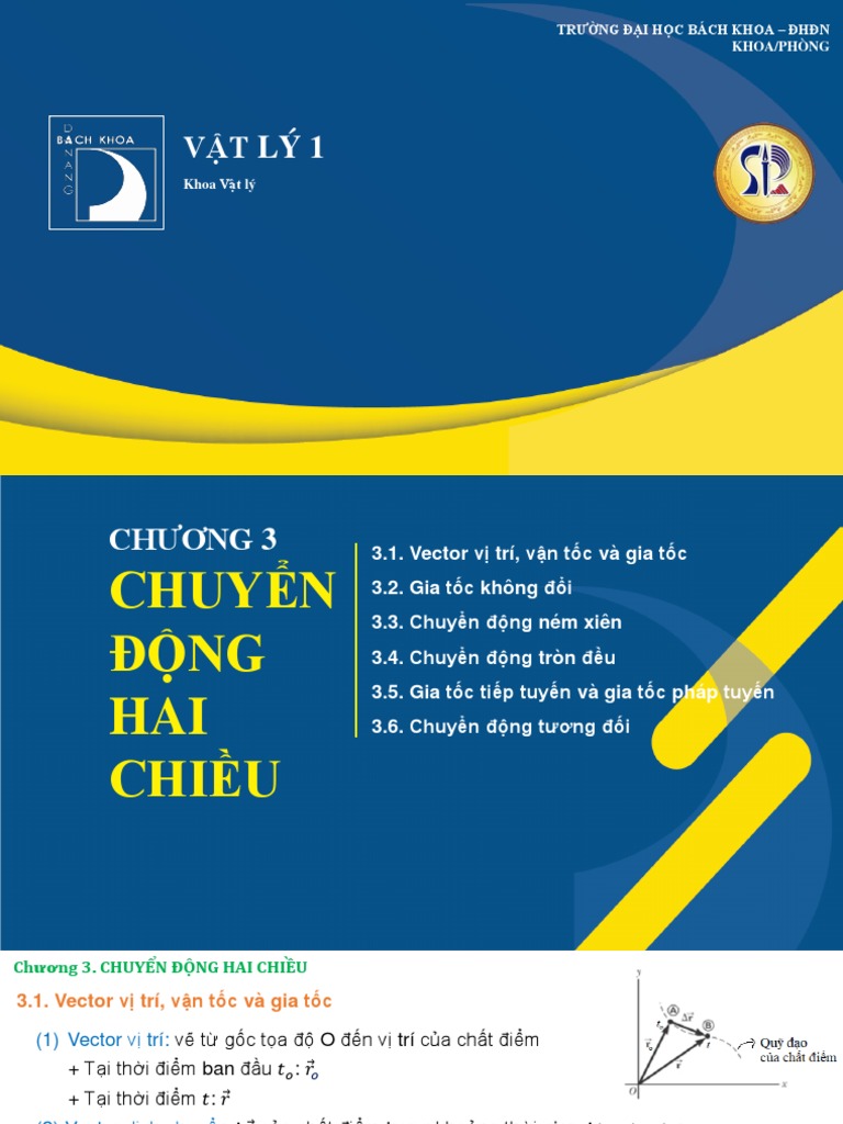 DUT-Vatly1-Chuong 3 - Trên L P PDF | PDF