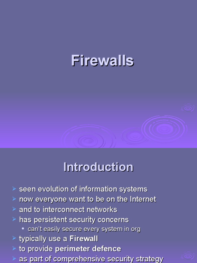 Firewalls (1).ppt | PDF