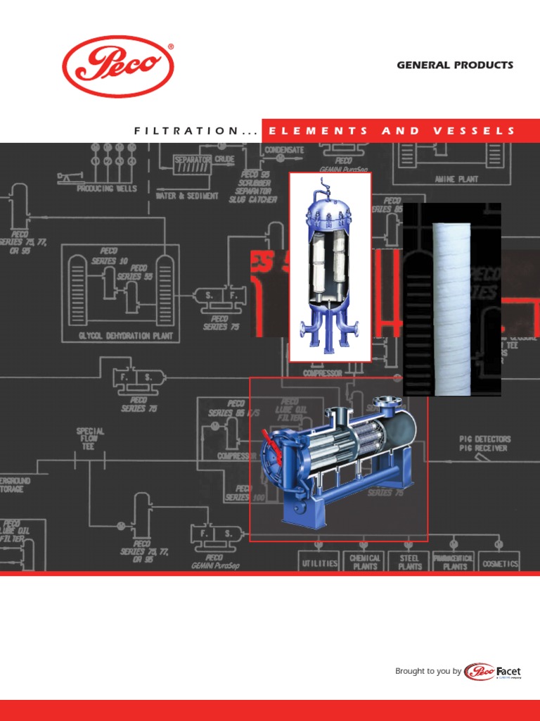 Peco Filter General Products Brochure | Filtration | Gas Compressor