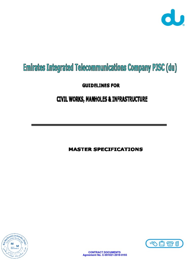 Du Civil Specification Final Rfp Pdf Pdf Concrete Asphalt