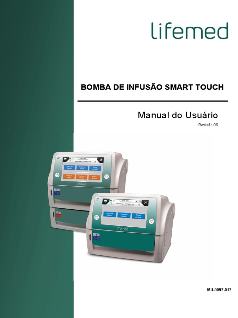 Manual da Bomba de Infusão Smart Touch | PDF