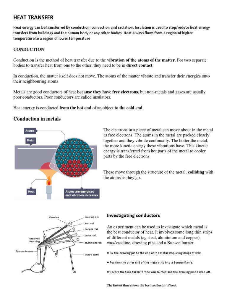 Heat Transfer PDF | PDF | Thermal Conduction | Heat Transfer