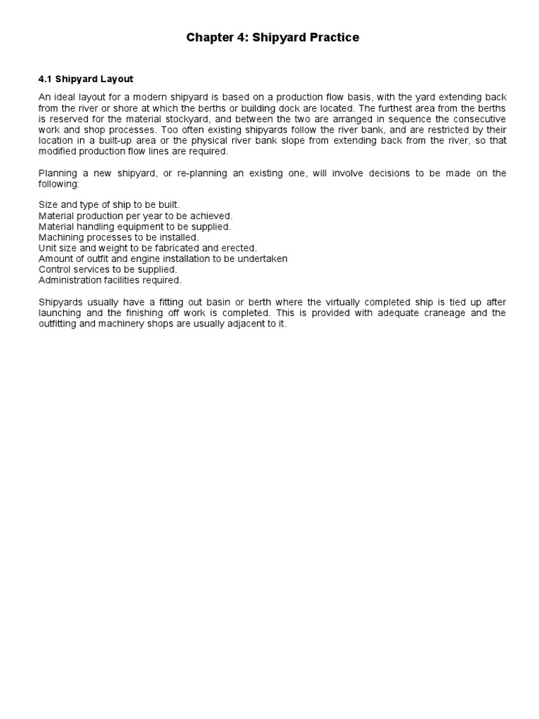 Module 9 - Introduction To Shipbuilding - Chapter 4 | PDF | Ships ...