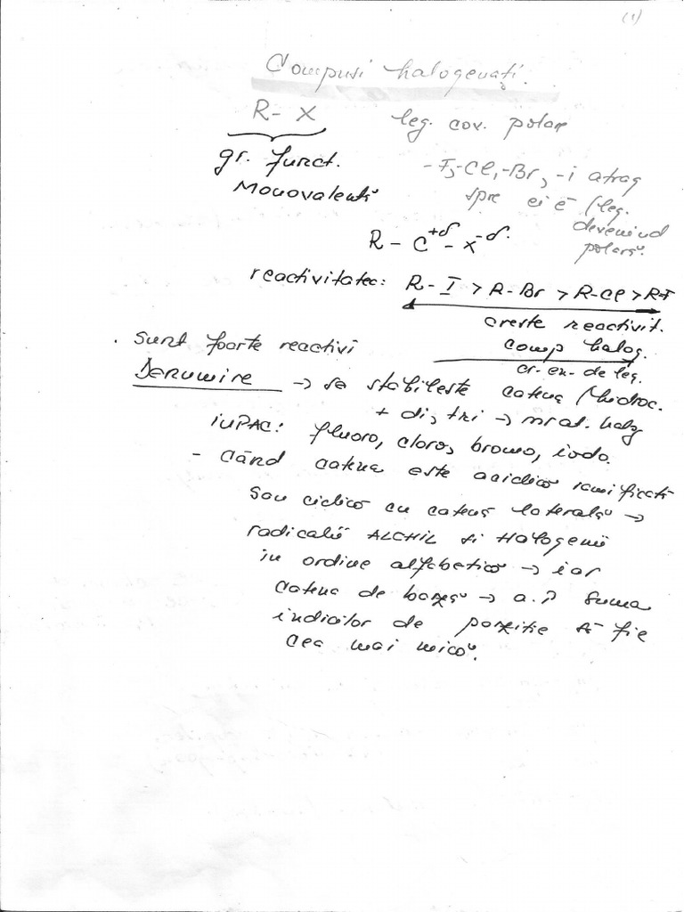 Compusi Halogenati PDF | PDF