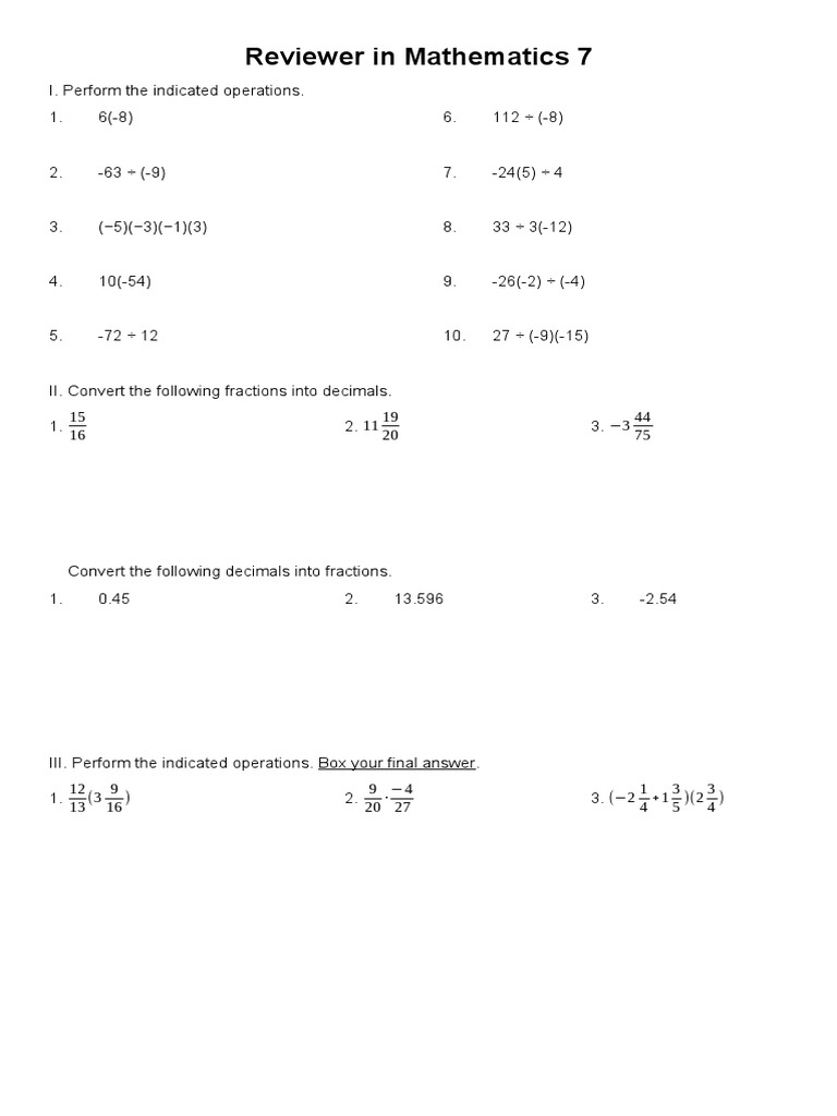 Q2 Math7 | PDF