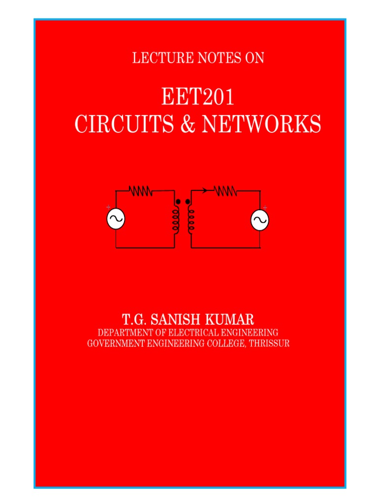 Analysis of Electric Circuits and Networks: An Overview of Key Concepts ...