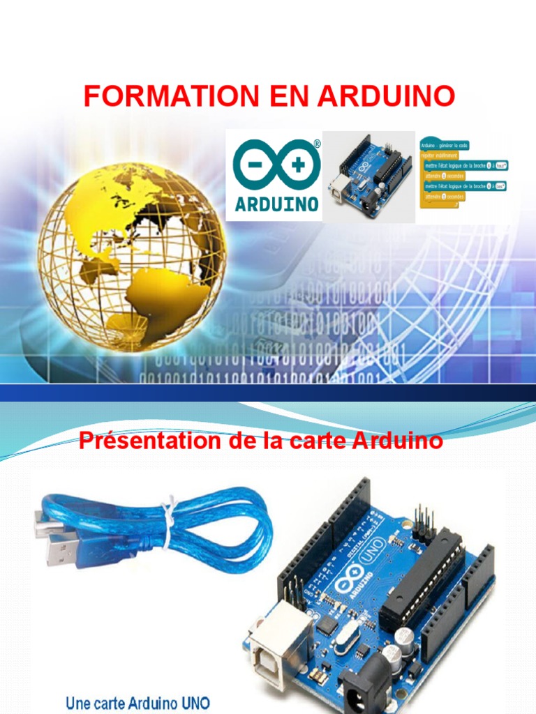 Formation Arduino 1 2 2020 Pdf Arduino Programmation Informatique 9326