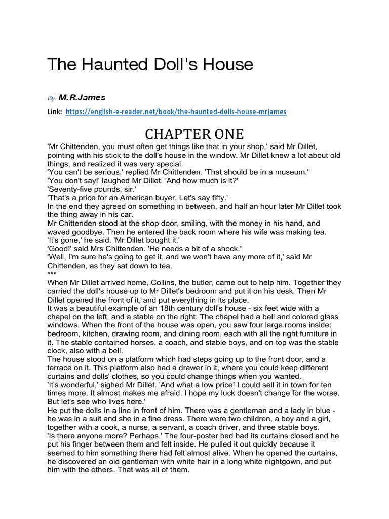 The Haunted Doll's House Unveiled | PDF | Mystery, Thriller & Crime ...