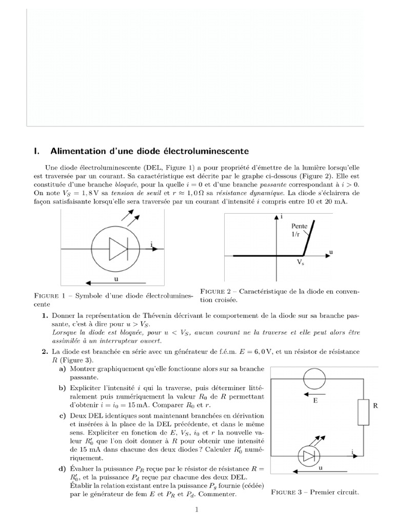 dm3 Electrocinetique | PDF