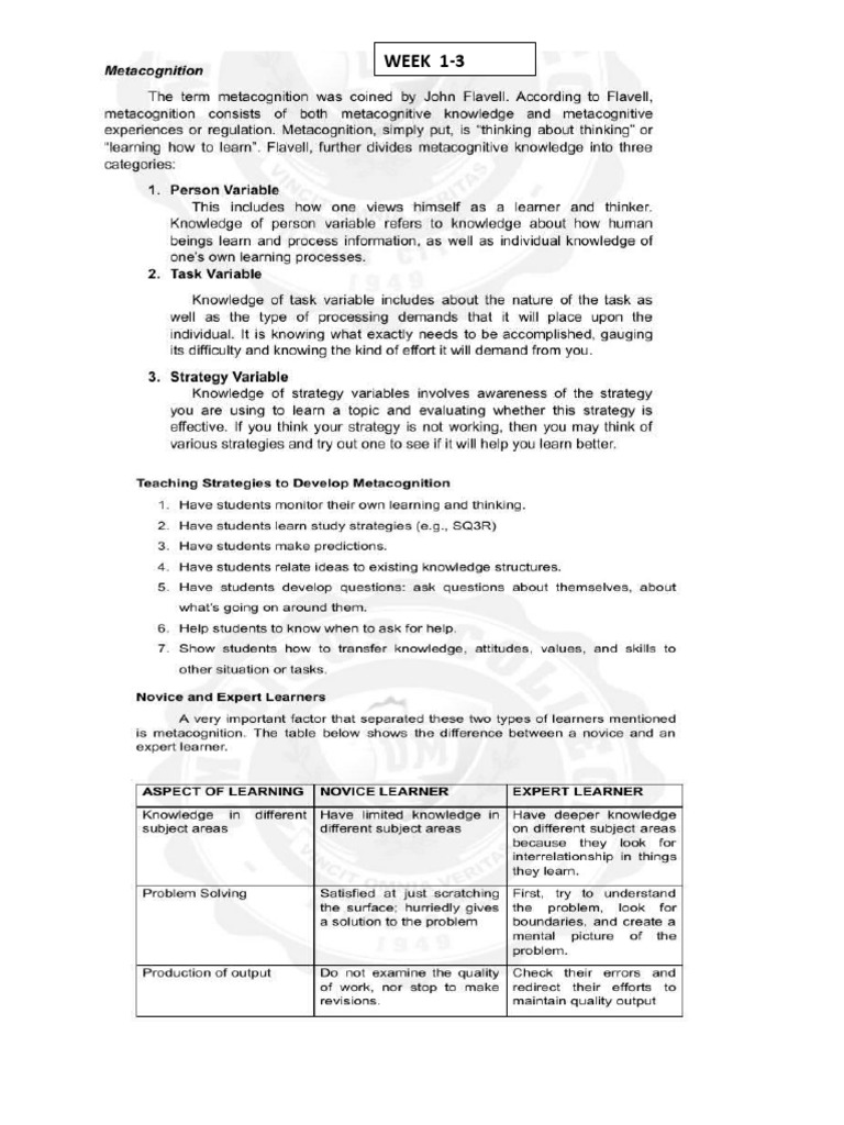 EDUC 103 Reviewer | PDF