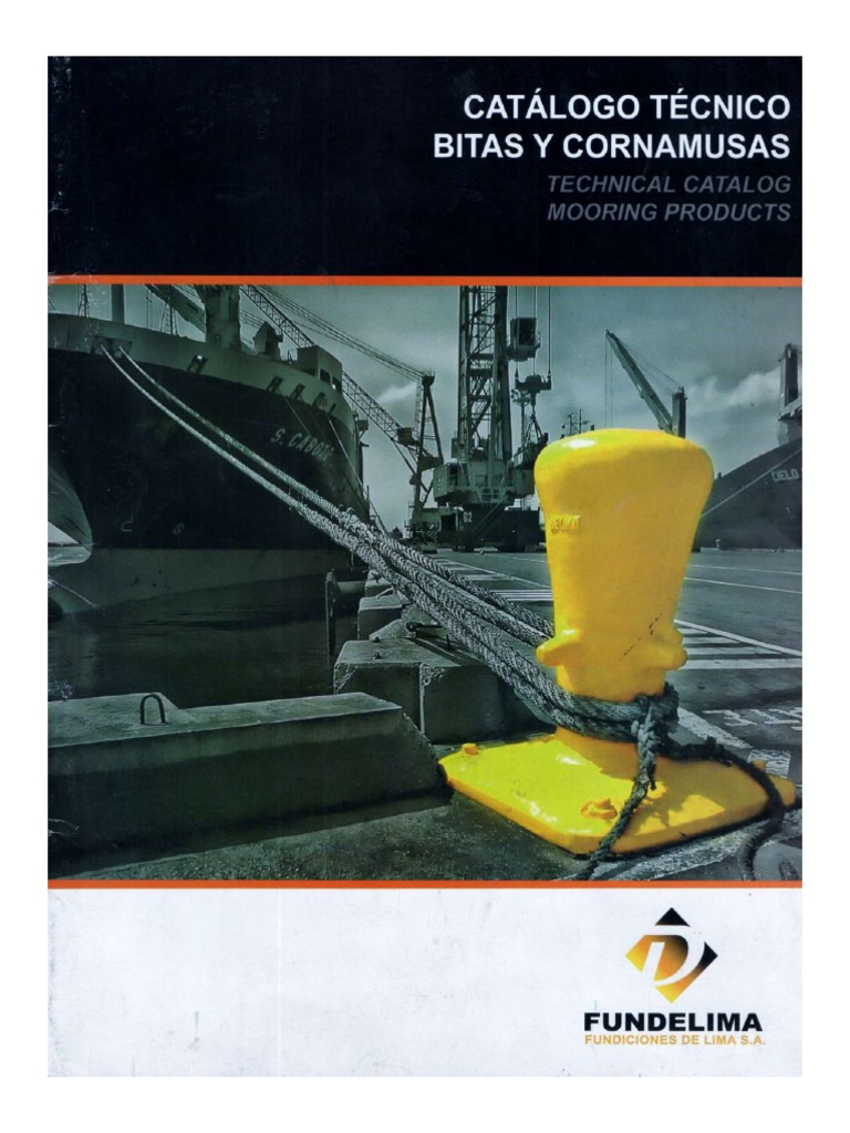 Catalogo de Bitas y Cornamusas Fundelima PDF | PDF