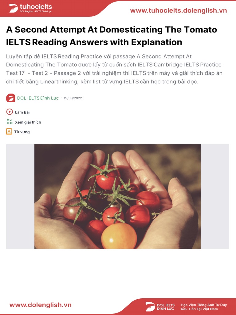 A Second Attempt at Domesticating The Tomato | PDF