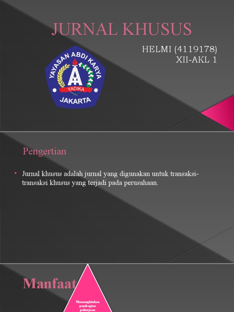 Jurnal - Khusus - (HELMI XII-AKL 1) | PDF