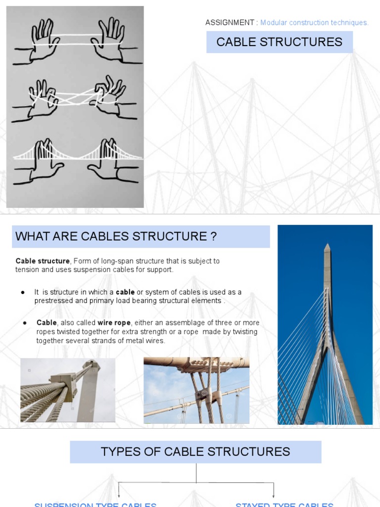 Cable Structures | PDF | Structural Engineering | Building Engineering