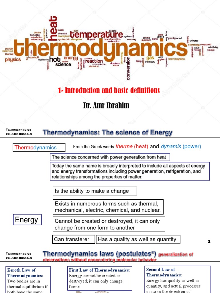 Td 1 Intro Pdf Temperature Thermodynamics