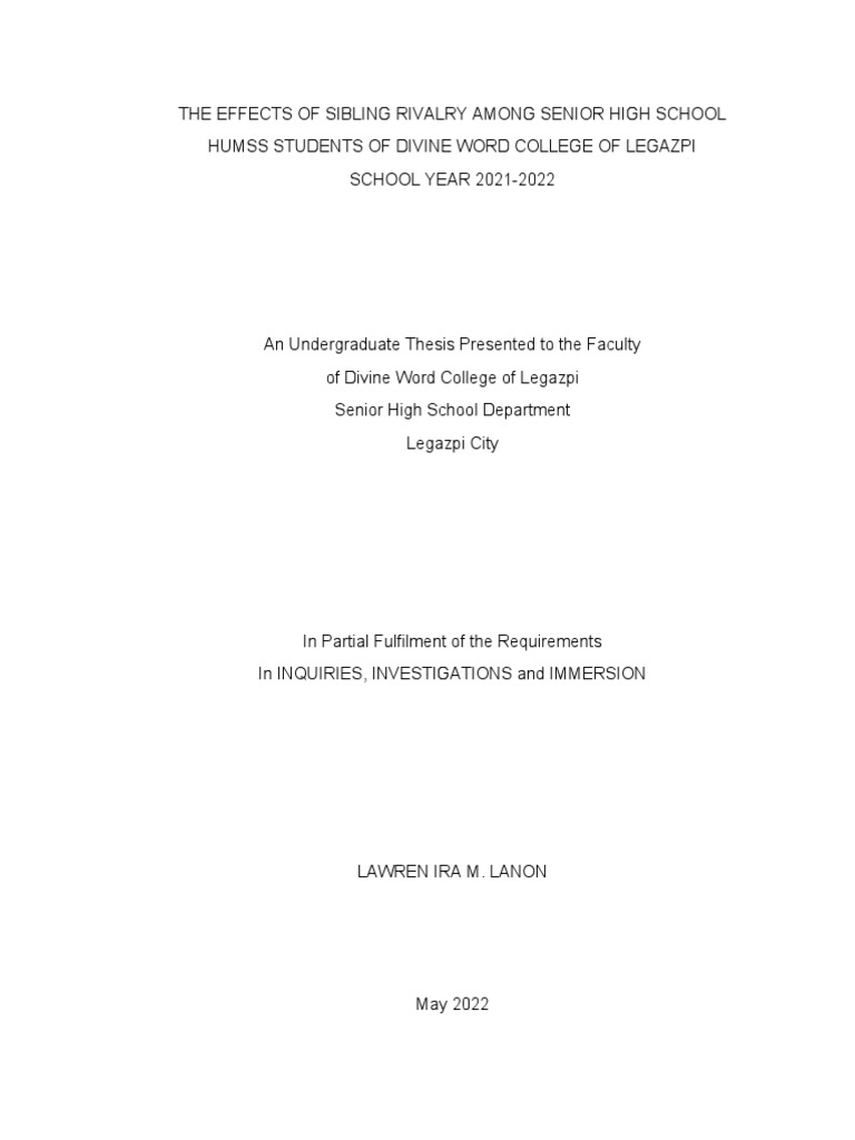 Chapter 1 | PDF | Sibling | Social Psychology