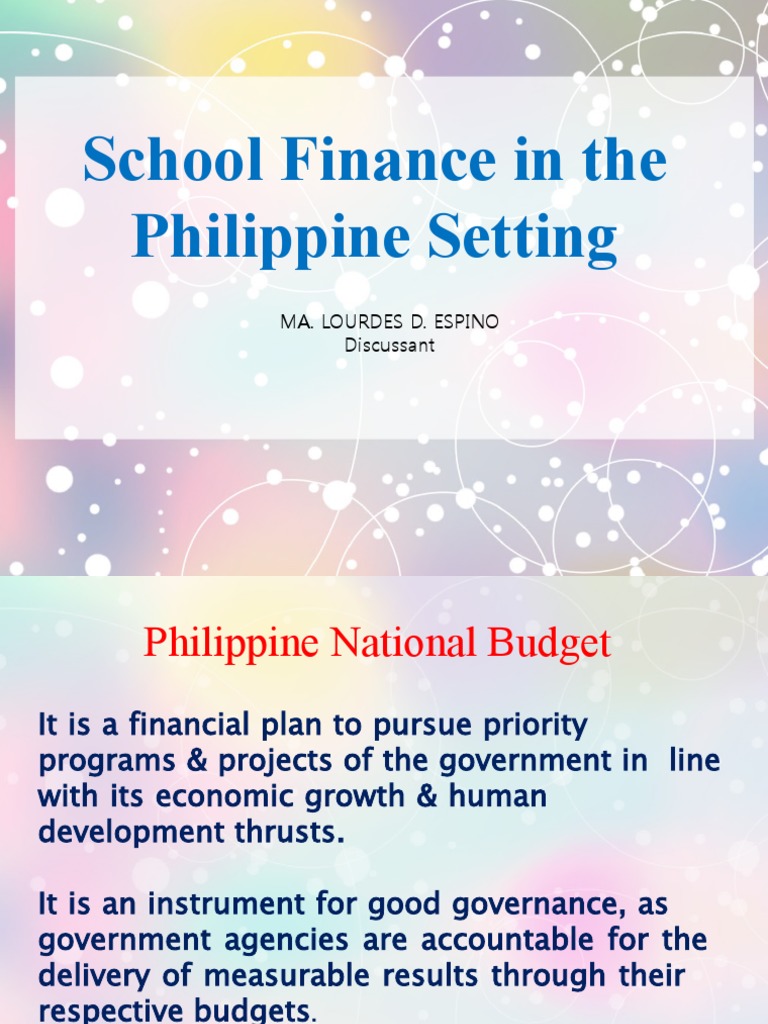 GVC Finance Espino | PDF | Tuition Payments | Governance
