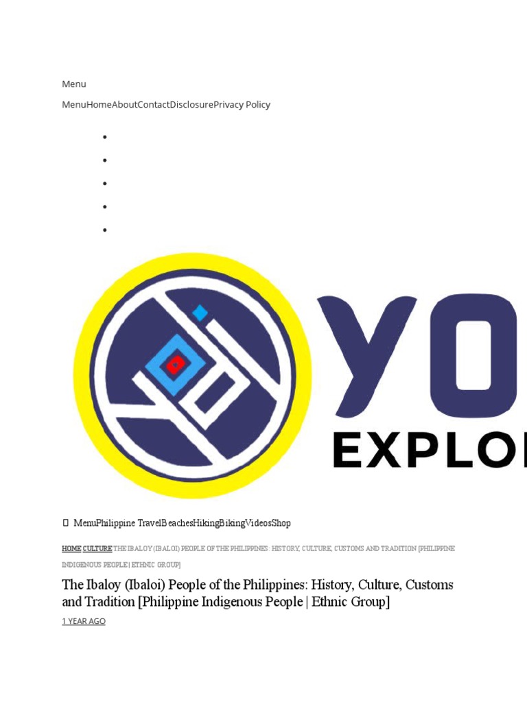 The Ibaloy Ibaloi People of The Philippines History, Culture, Customs ...