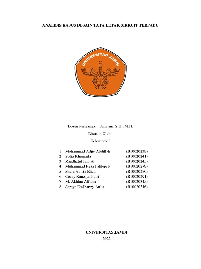 Tugas Kelompok 3 Analisa Kasus DTLST | PDF