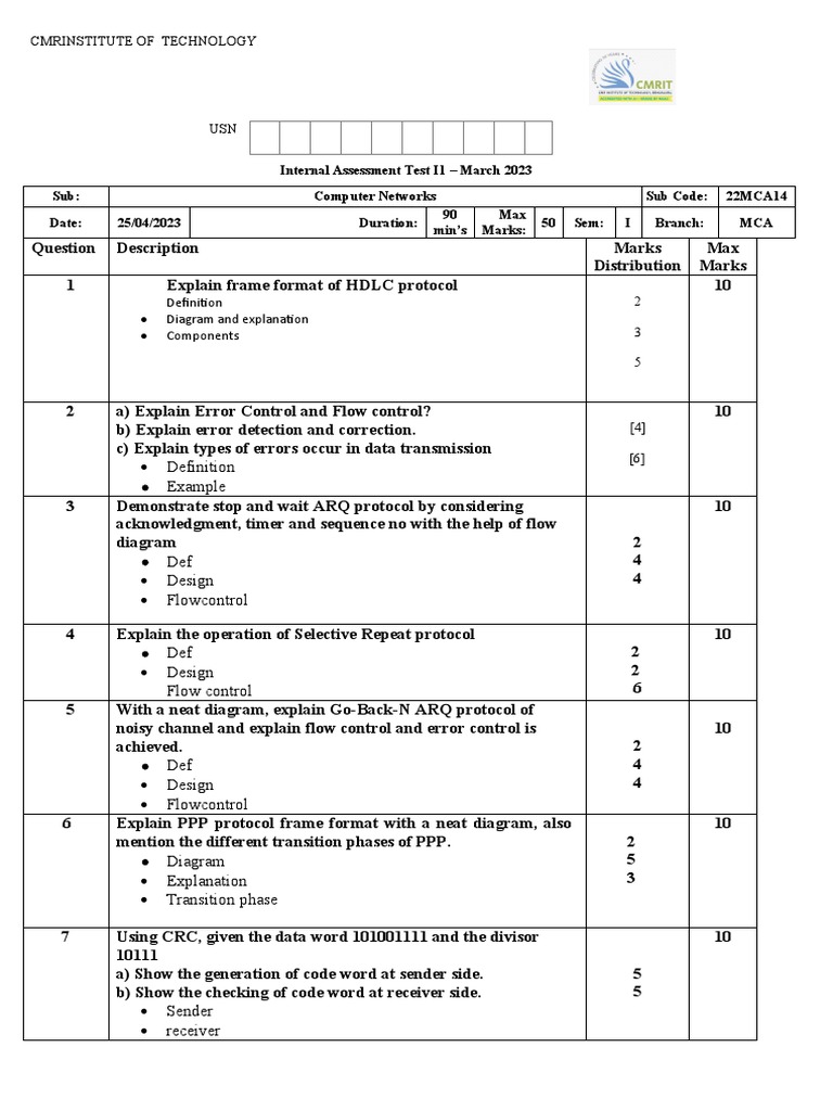 Scheme PDF Error Detection And Correction Data Transmission