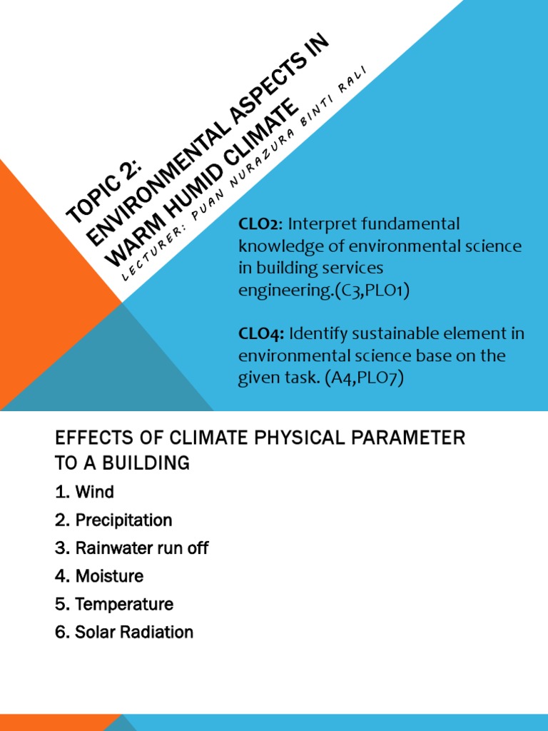 Climate Considerations for Building Envelope Design | PDF | Humidity ...