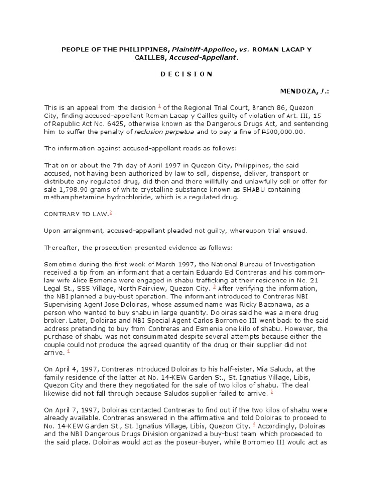 People Vs Lacap | PDF | Justice | Crime & Violence