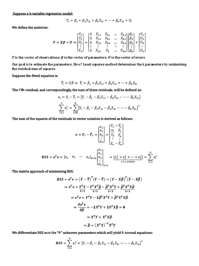 PPG MLRM Upto Autocorr PDF | PDF | Errors And Residuals | Statistical Theory