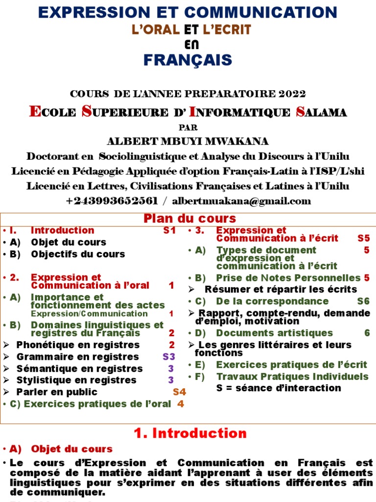 Eoe Prepa2 PDF | PDF | Phrase | la communication