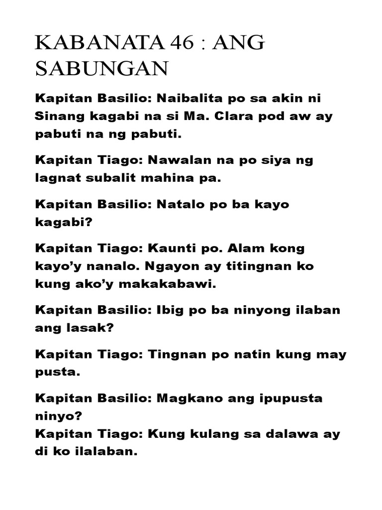 Kabanata 46 | PDF