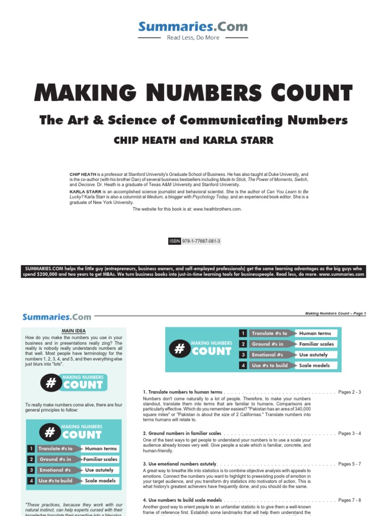 Making Numbers Count | PDF