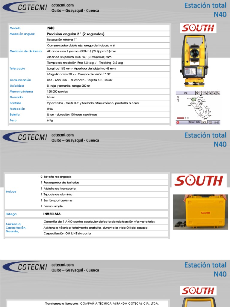 ET N40 South | PDF | Bienes manufacturados