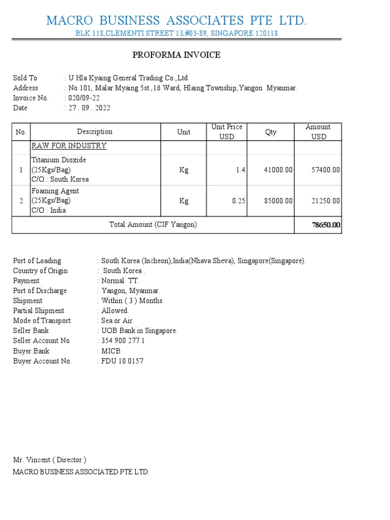 UHK Invoice (2 Items) PDF | PDF