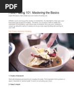 Introduction To Culinary Arts | PDF | Foods | Culinary Arts