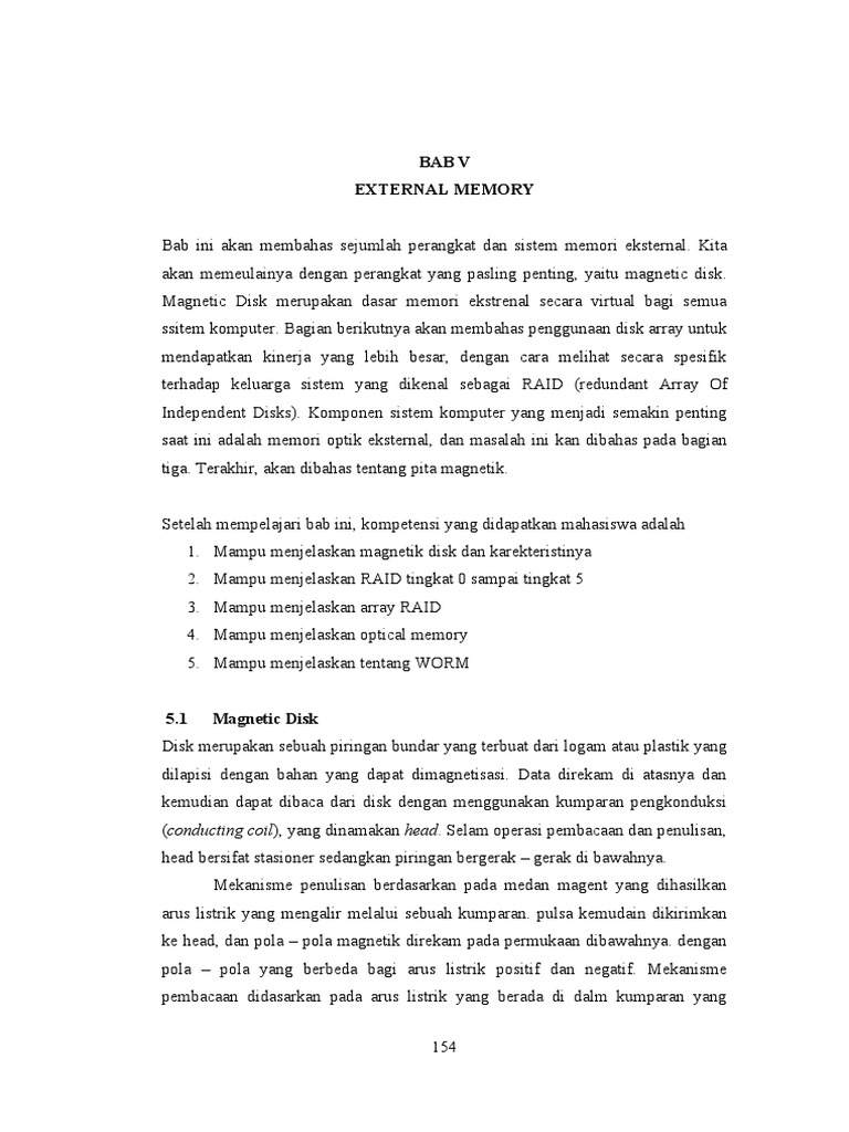 Karakteristik Magnetic Disk dan RAID | PDF