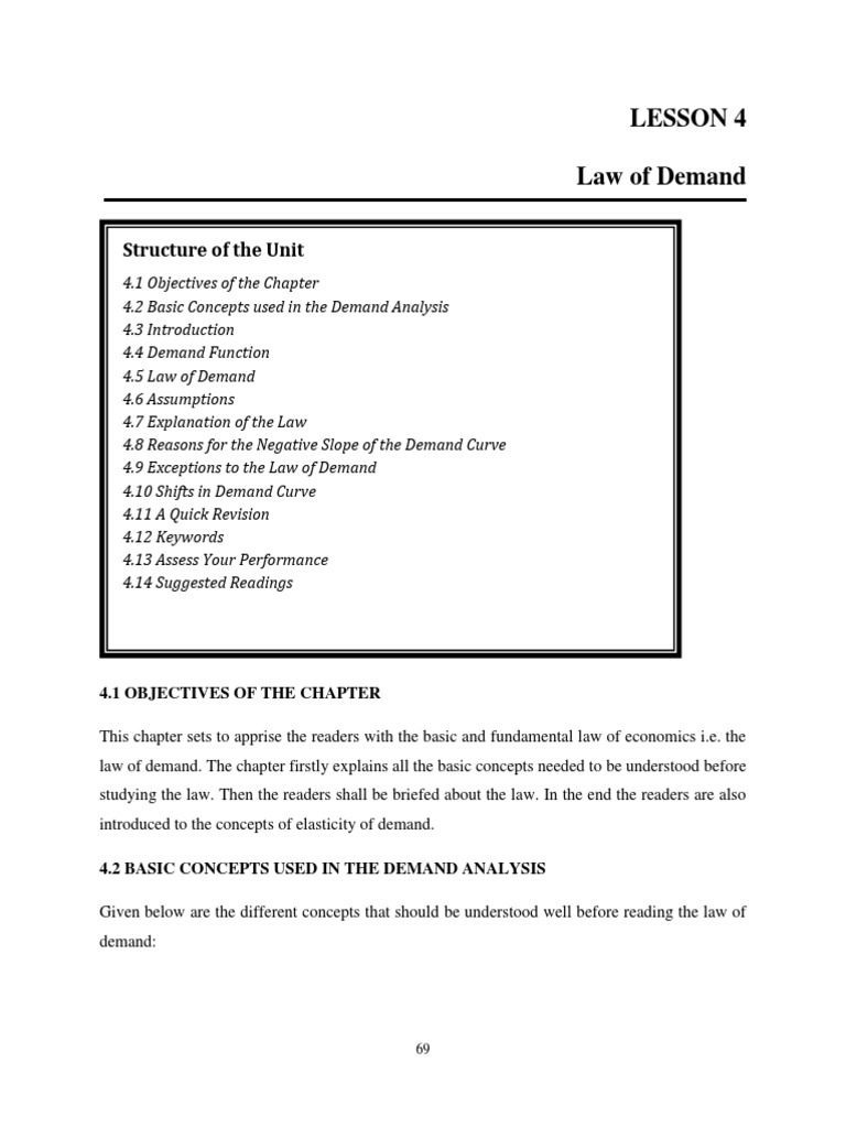 LAW OF DEMAND - Microeconomics | PDF | Demand | Demand Curve