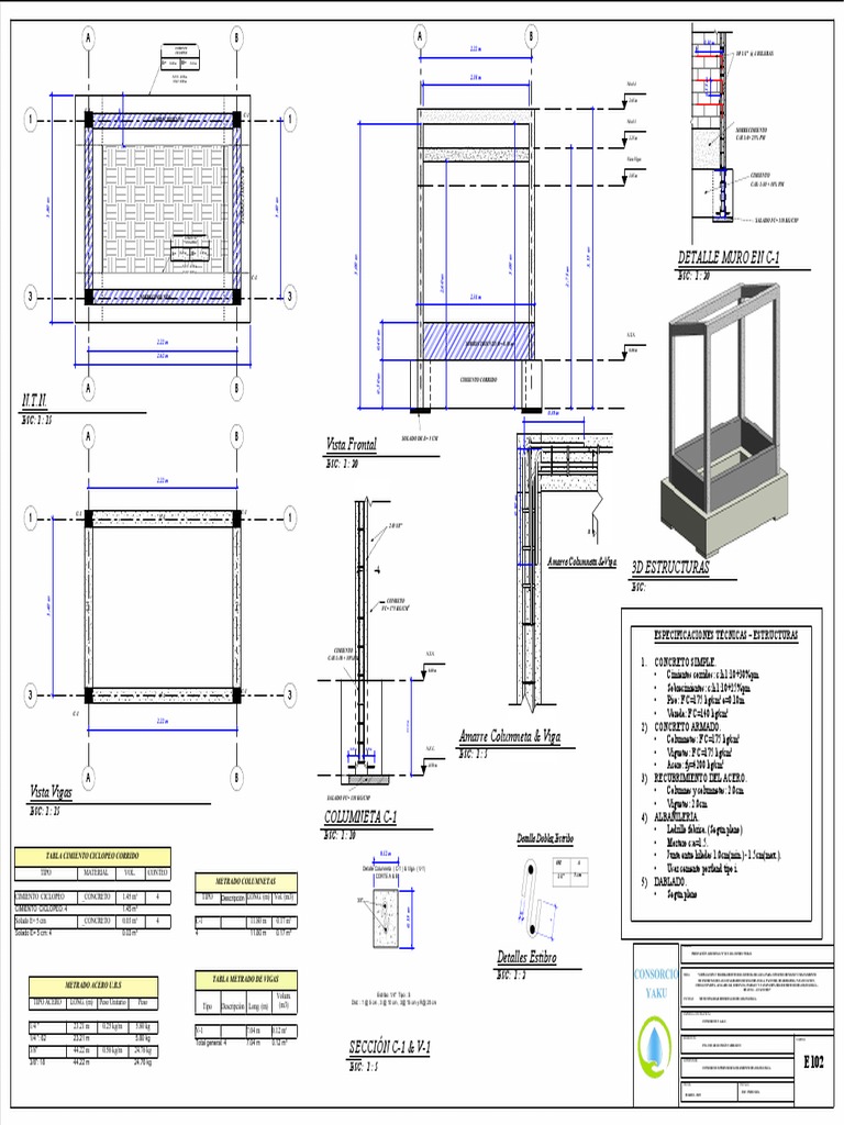 UBS ESTRUCTURA - Plano - E102 - PRESTACIÓN ADICIONAL #02 U-B-S ...
