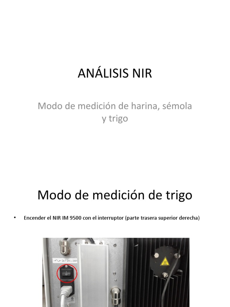 Análisis Nir | PDF