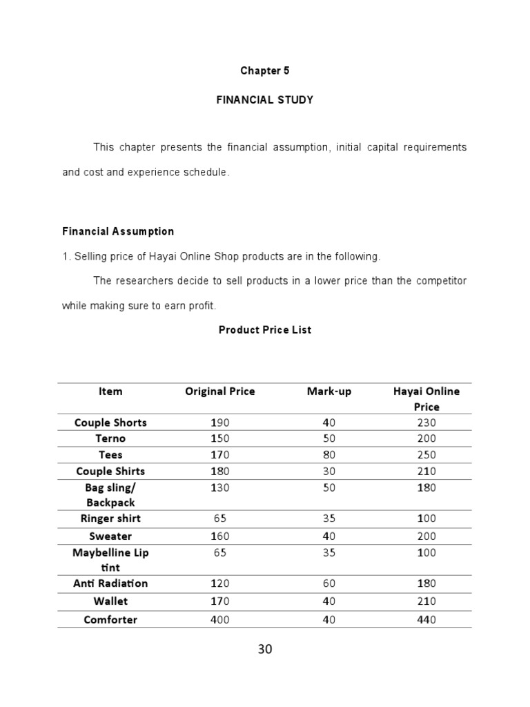 Chapter 5 Thesis Example | PDF | Equity (Finance) | Expense Chapter 5 Thesis Example | PDF | Equity (Finance) | Expense