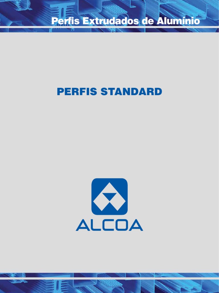 Catalogo - Perfis - Standard ALCOA PDF | PDF | Economias | Ciências Físicas