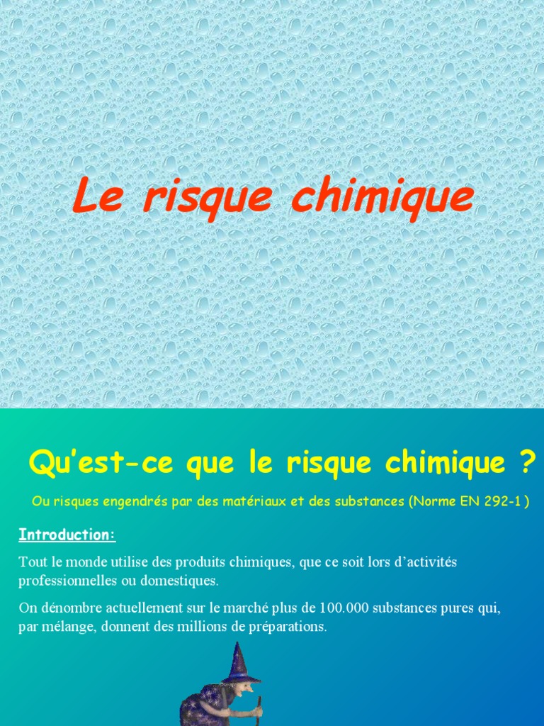 Maitrise Risques Chimiques | PDF | Chimie | Poumon