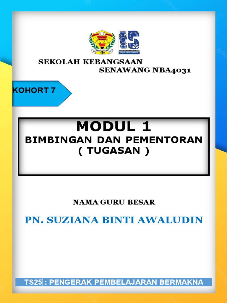 Tugasan Modul 1 TS25 SK Senawang | PDF