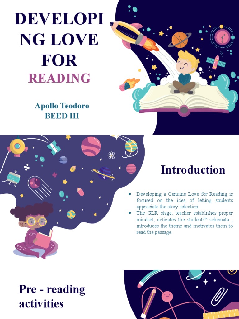 Developing Love For Reading | PDF | Motivational | Motivation