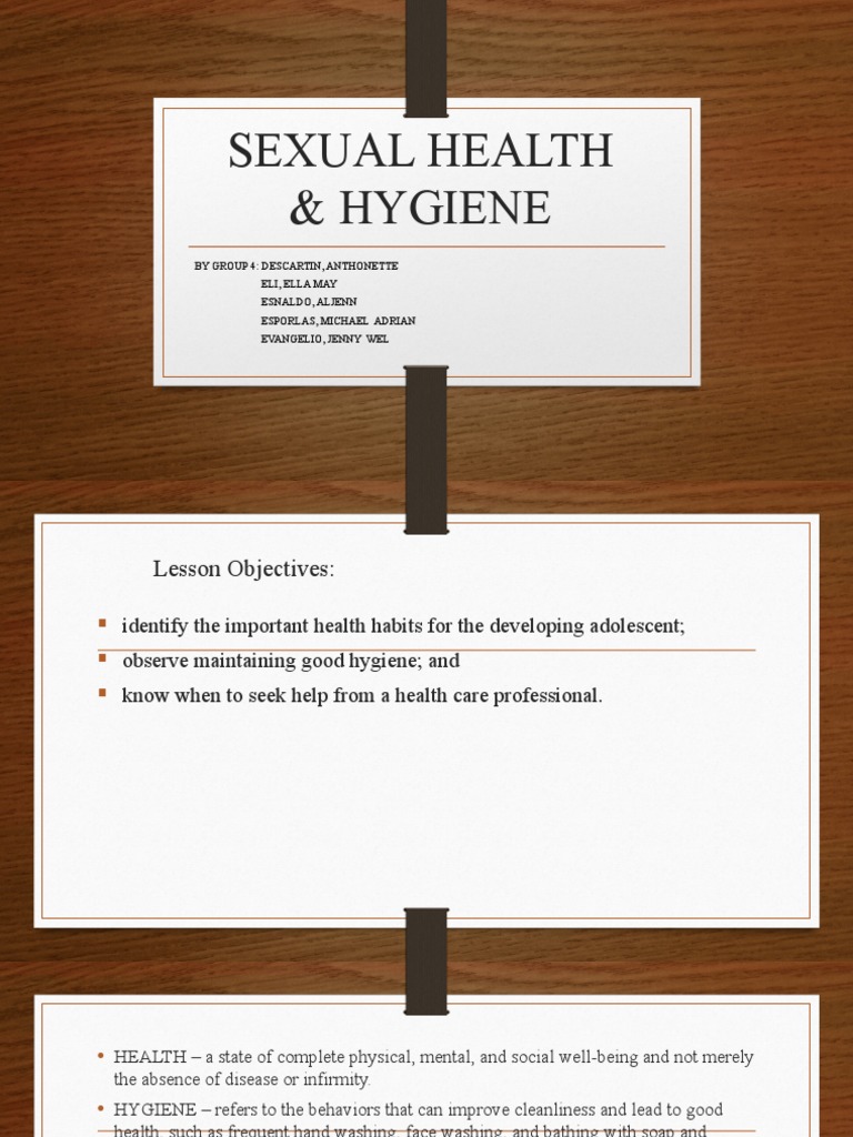 Sexual Health | PDF | Oral Hygiene | Adolescence