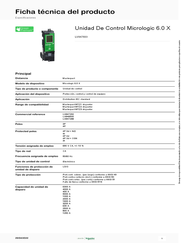 MasterPact MTZ - LV847603 | PDF | Materiales | Electrónica